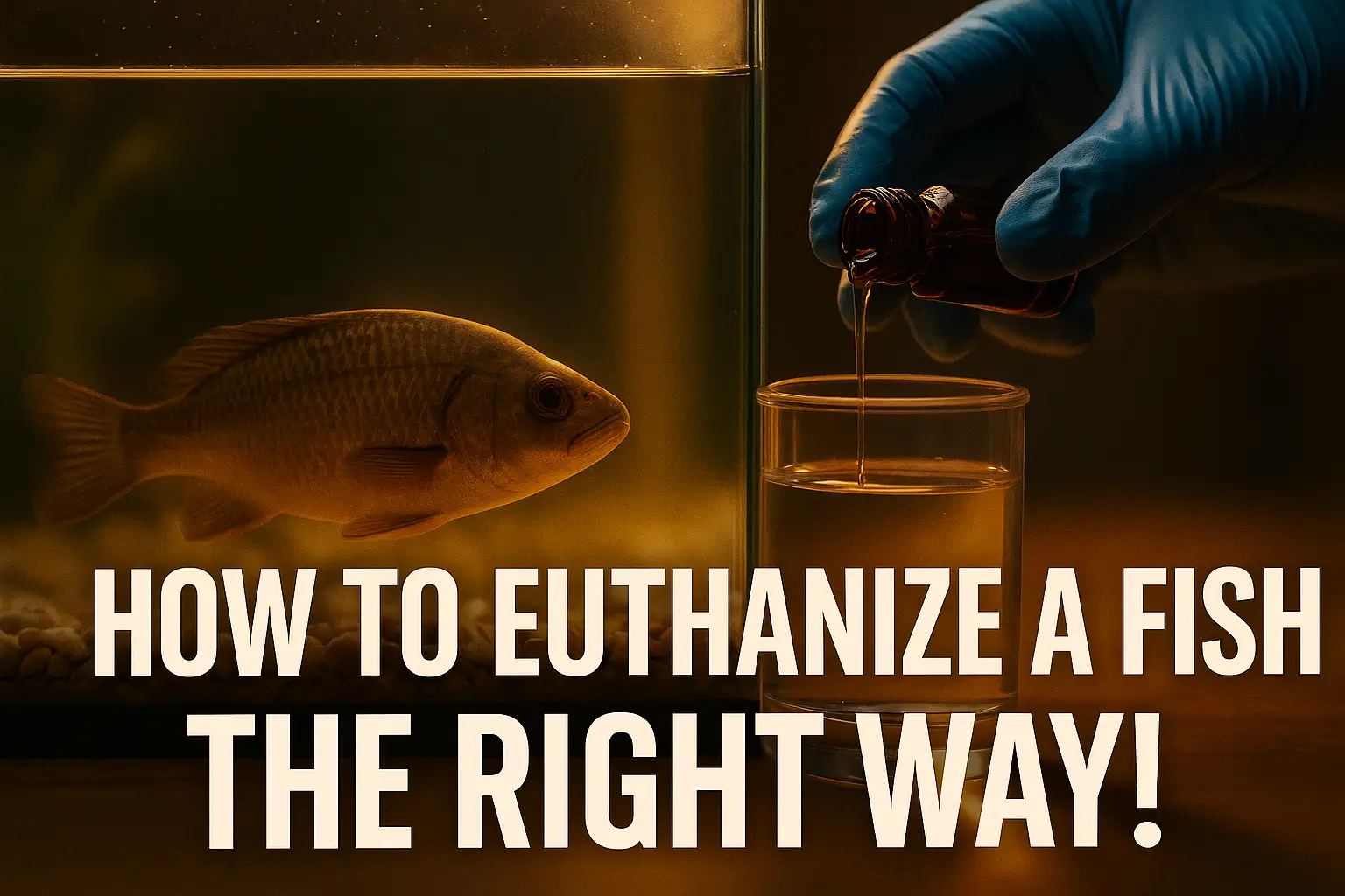 How To Euthanize A Fish: The Right Way