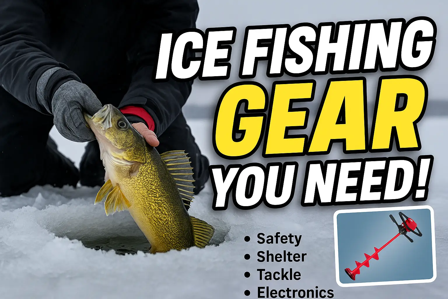 Ice Fishing Gear Essentials: Your Simple Guide