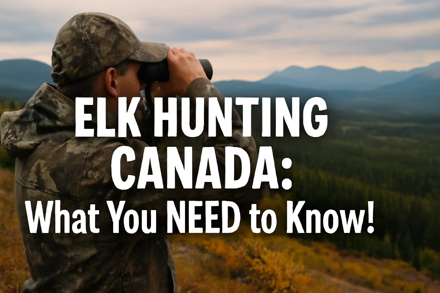 Elk Hunting In Canada: What To Know